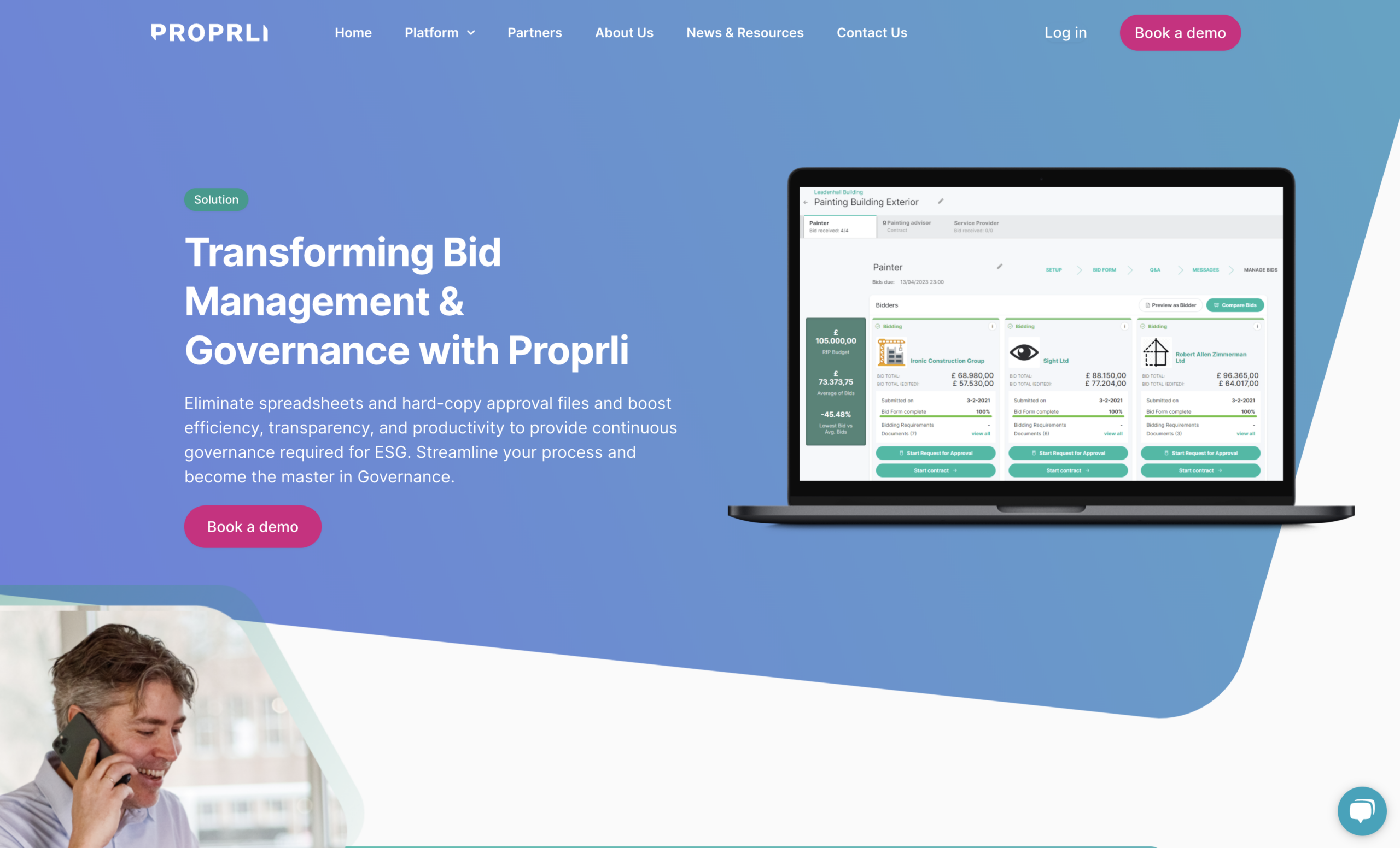 Supplier & Bid Management - Proprli